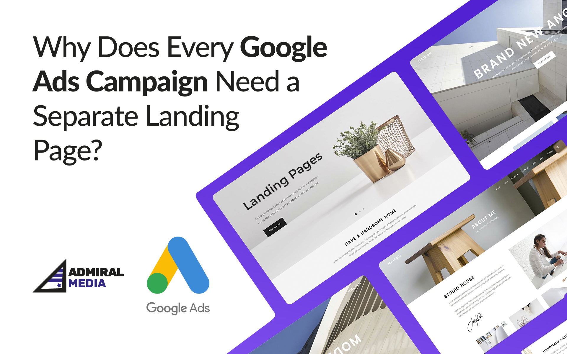 Google Ads Campaign Need a Separate Landing Page